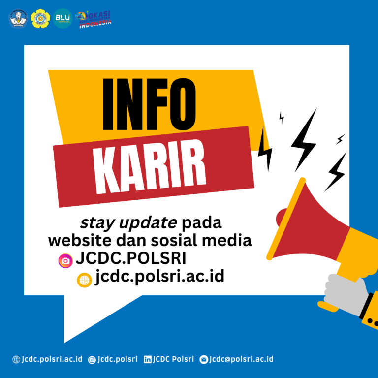 Info Karir dan Rekrutmen JCDC Polsri – Job and Career Development Center